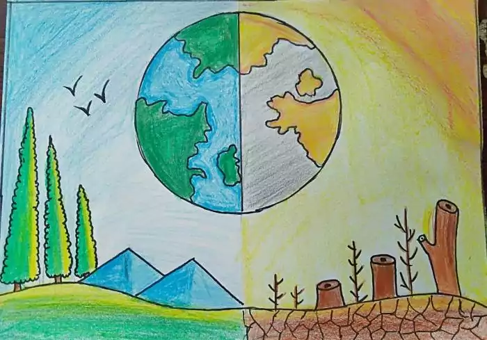 Conservation Of Natural Resources Drawing