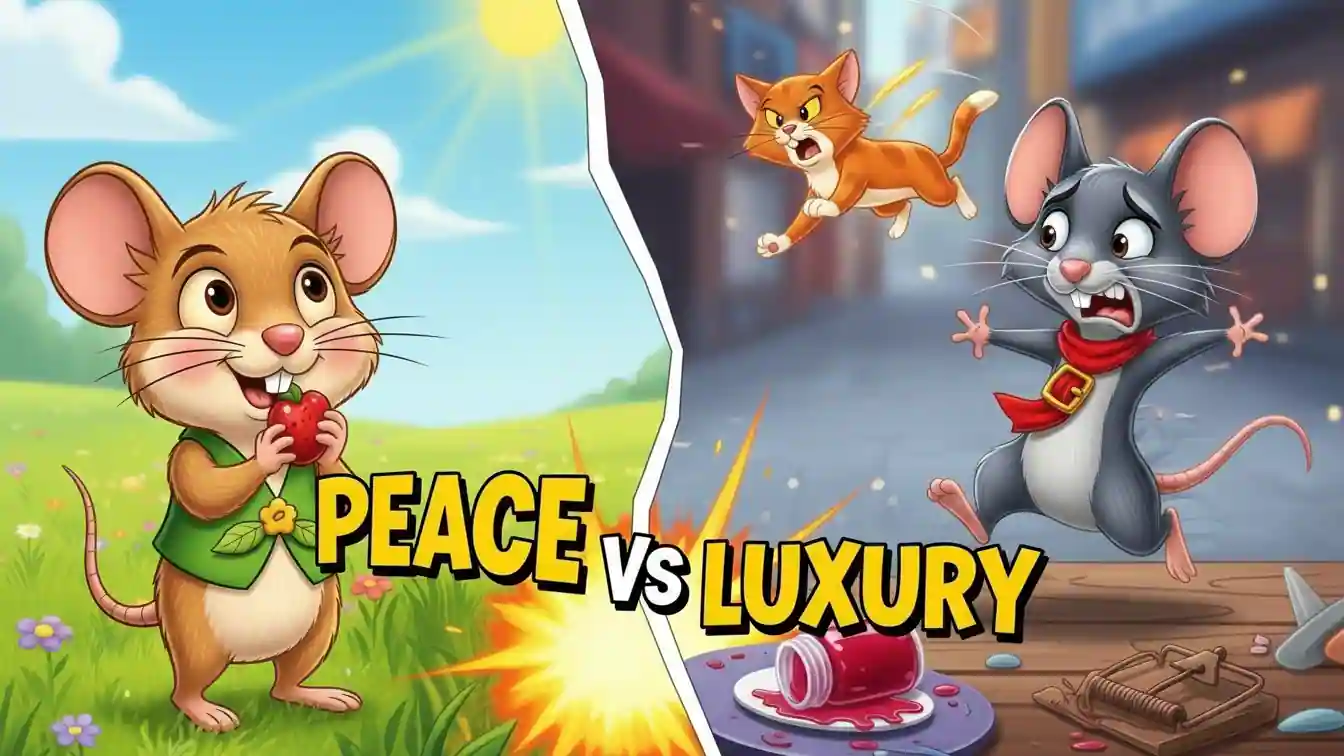 Peace vs Luxury | Kids Animal Fable Short Story - Storybook